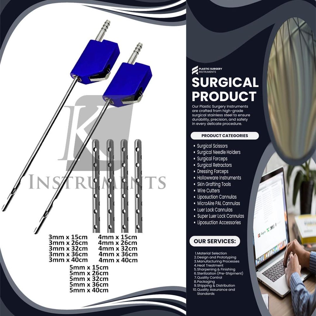 Microaire Type PAL Liposuction Cannula | Sattler Multi-hole Design ...