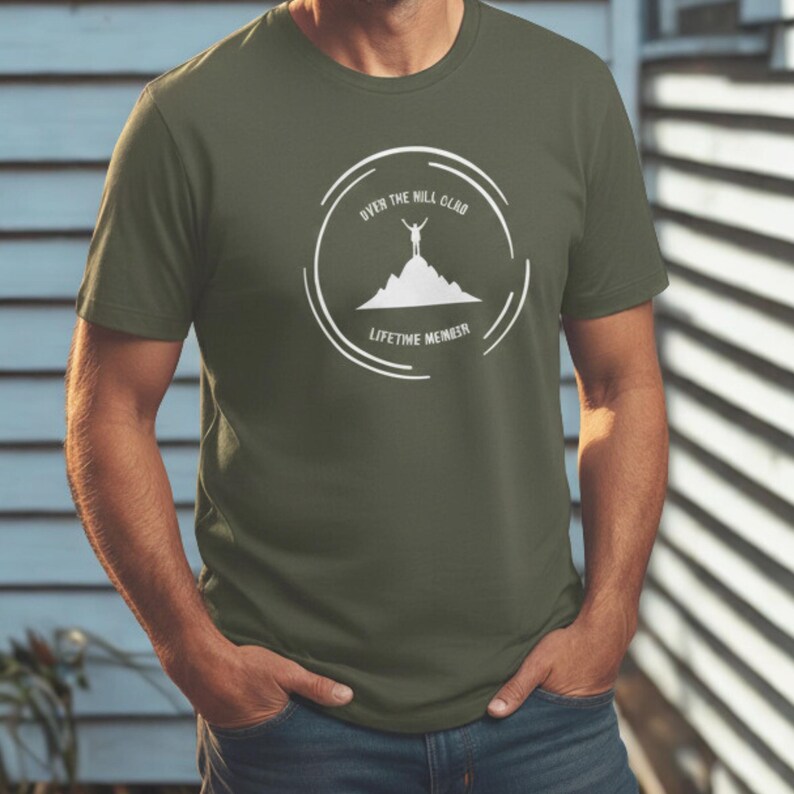 Funny Milestone Birthday Shirt – Over the Hill Club T-shirt – Humorous ...