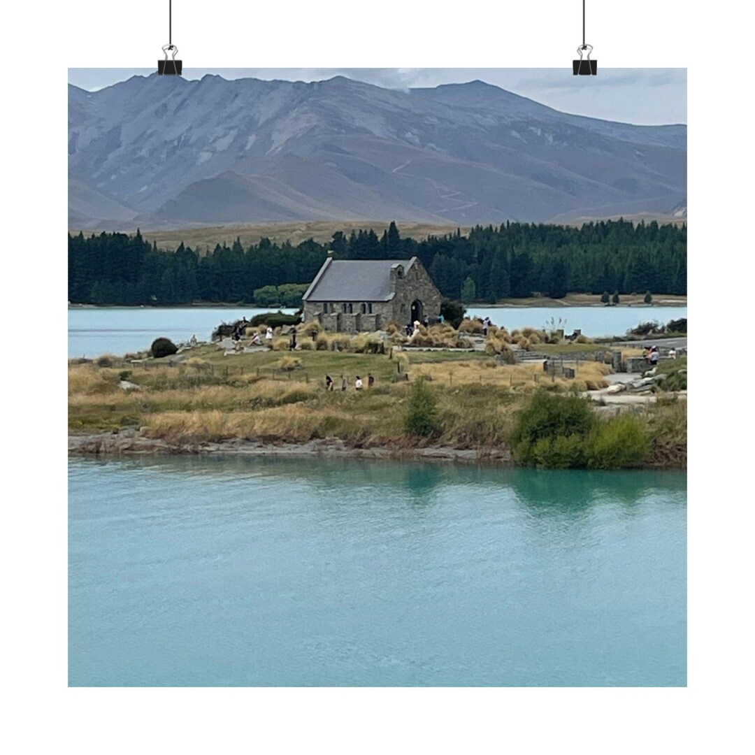 Matte Landscape Art Print: Minimalist Scenic Wall Decor - Etsy