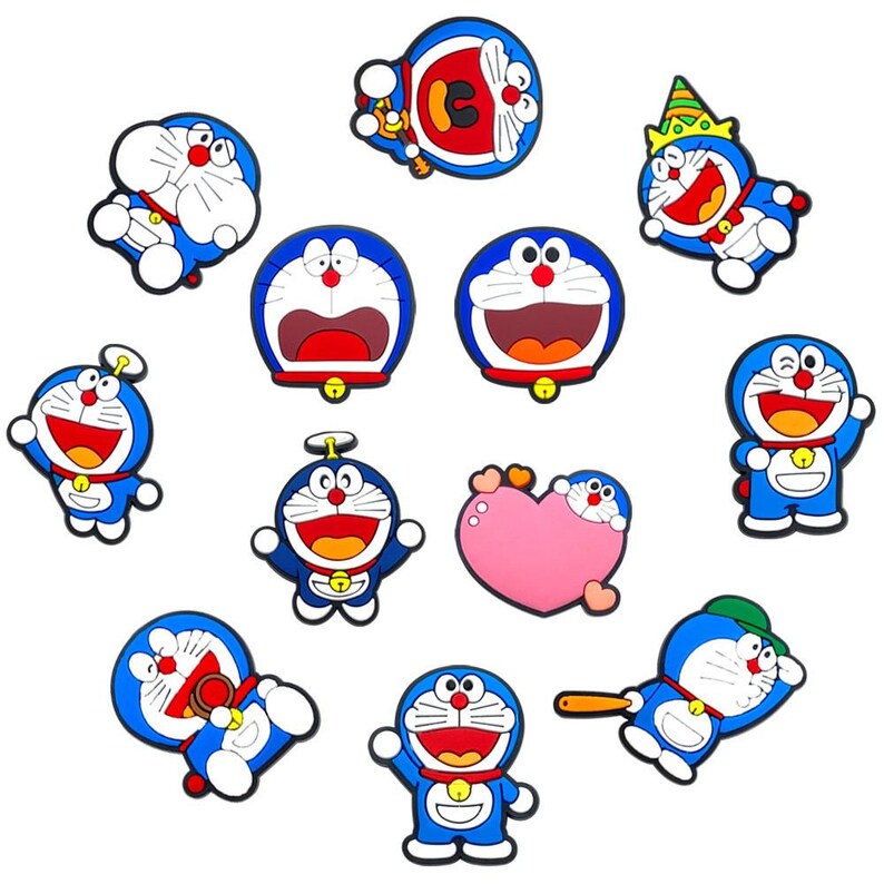 Doraemon Crocs Charms | Cute Robot Cat Jibbitz | Kids & Adults Shoe ...