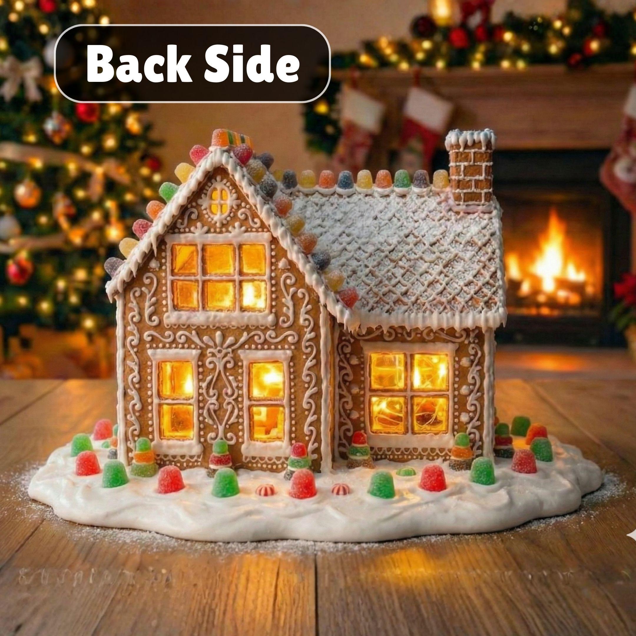 Gingerbread House Printable Pattern Template Christmas Decor - Etsy