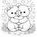 Cute & Kid-friendly Valentine Coloring Pages - Etsy