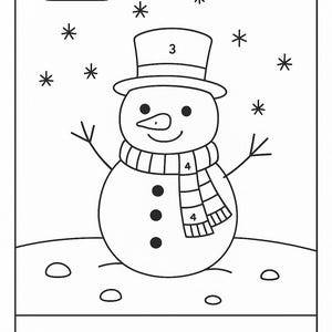 Christmas Collection Animals Santa Tree Elves House Advent Coloring ...