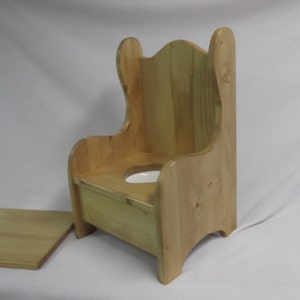 Wooden Potty Chair - Etsy