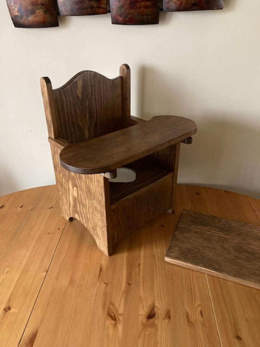 Wooden Potty Chair With Tray at Todd Bushman blog