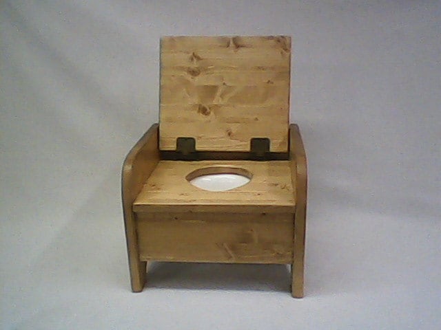 Little Denver Wooden Potty Chair With Hinged Lid - Etsy