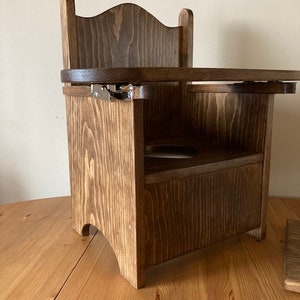 Classic Wooden Potty Chair With Tray - Etsy