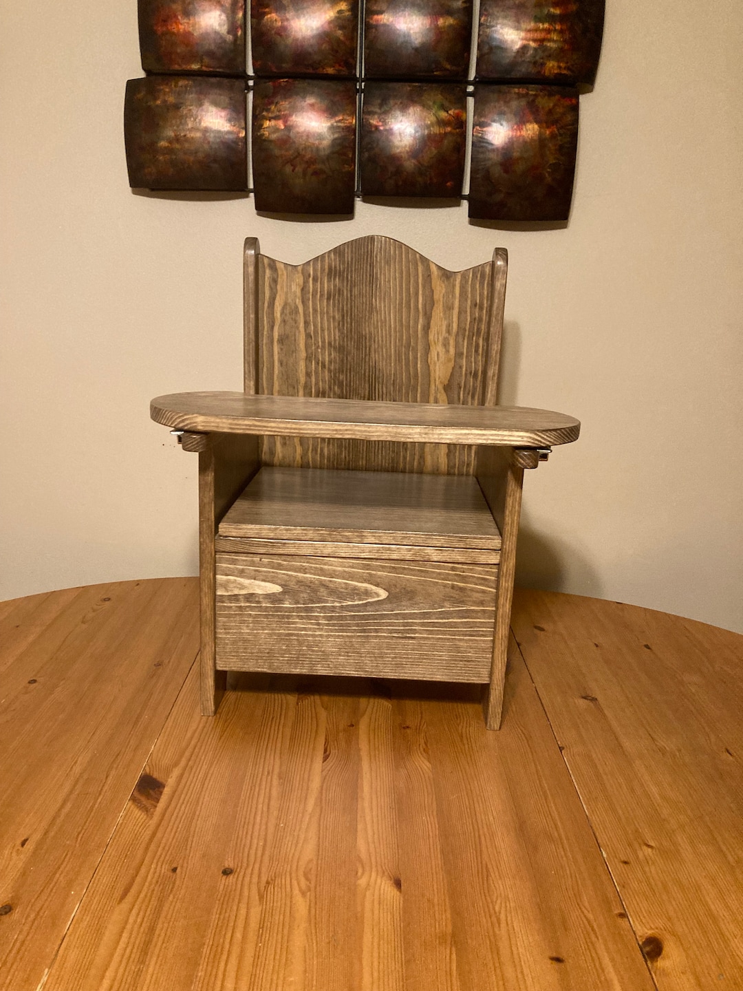Classic Wooden Potty Chair With Tray - Etsy