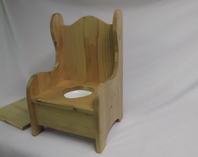 Wooden Potty Chair | Etsy