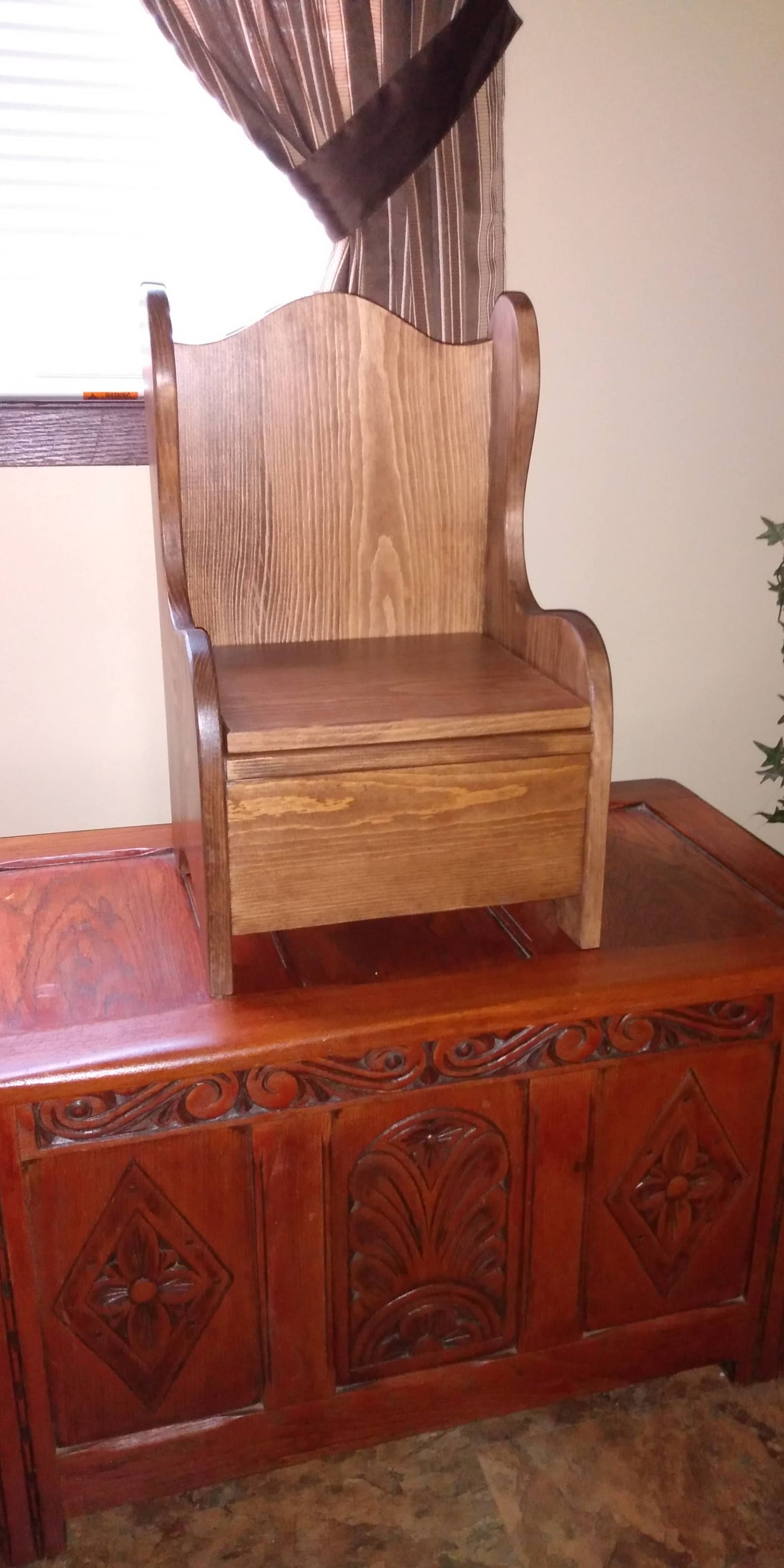 Wooden Potty Chair - Etsy