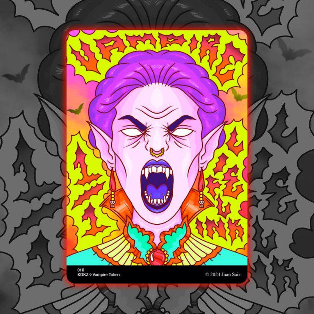 MTG Custom Token: Vampire - Etsy