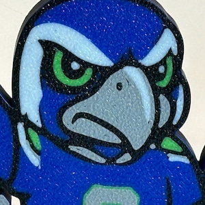 Blitz the Seahawks Mascot Flexi Toy. Seattle Seahawks Mascot. Make It ...