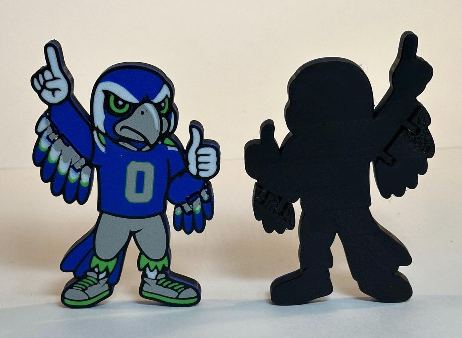 Blitz the Seahawks Mascot Flexi Toy. Seattle Seahawks Mascot. Make It ...