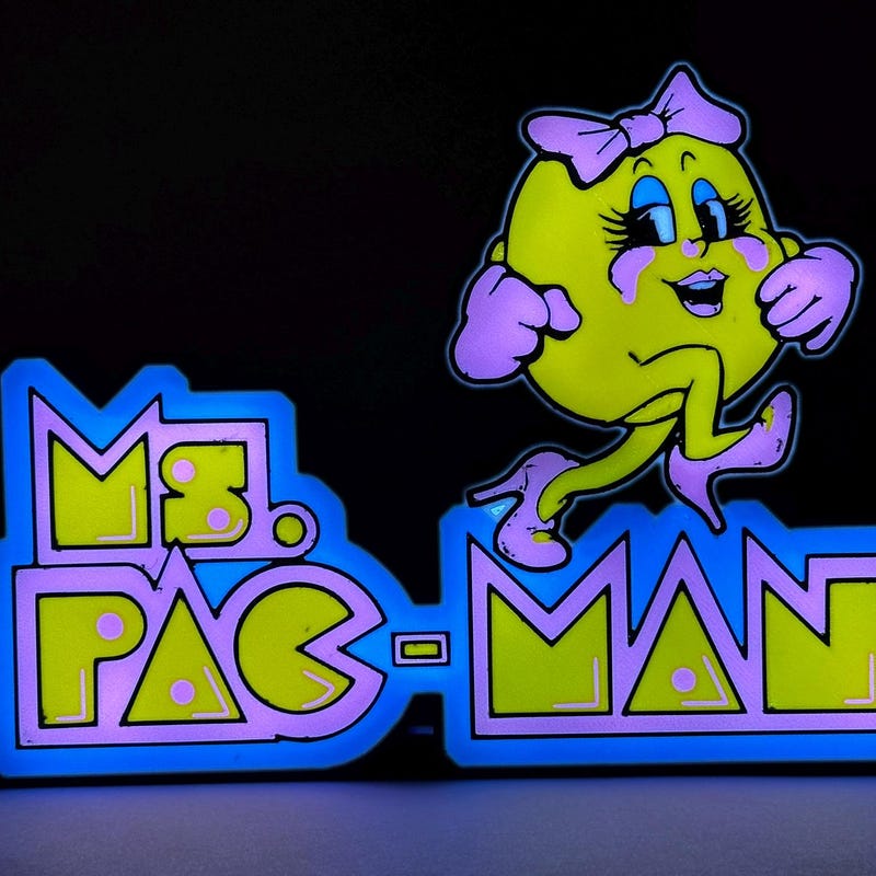 Pac Man Lighted - Etsy