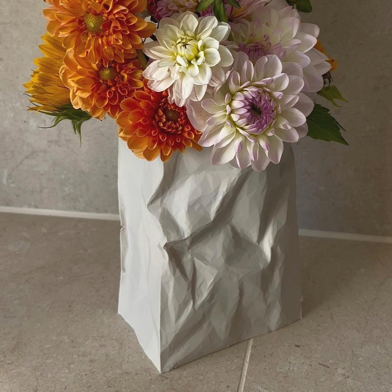 Paper Bag Vase - Etsy