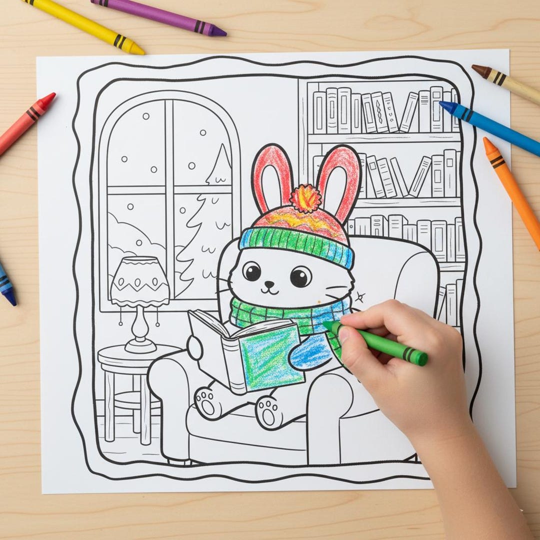 Kawaii Animal Hybrid Coloring Pages, Chunky Line Art (PDF Bundle) - Etsy
