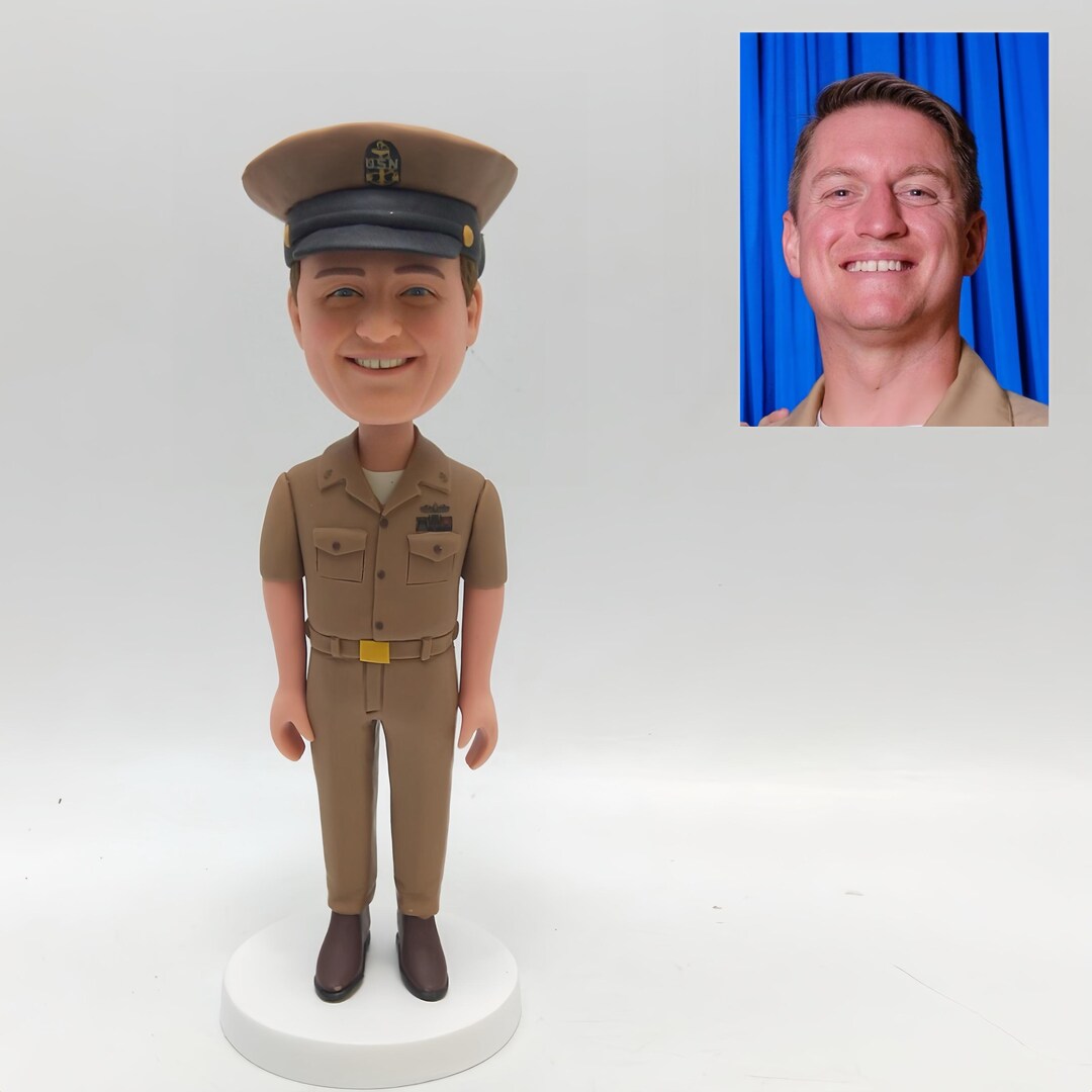 Custom Police Bobblehead: Personalized Polymer Clay Gift - Etsy