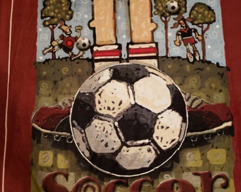 Soccer Fabric Panel | Etsy