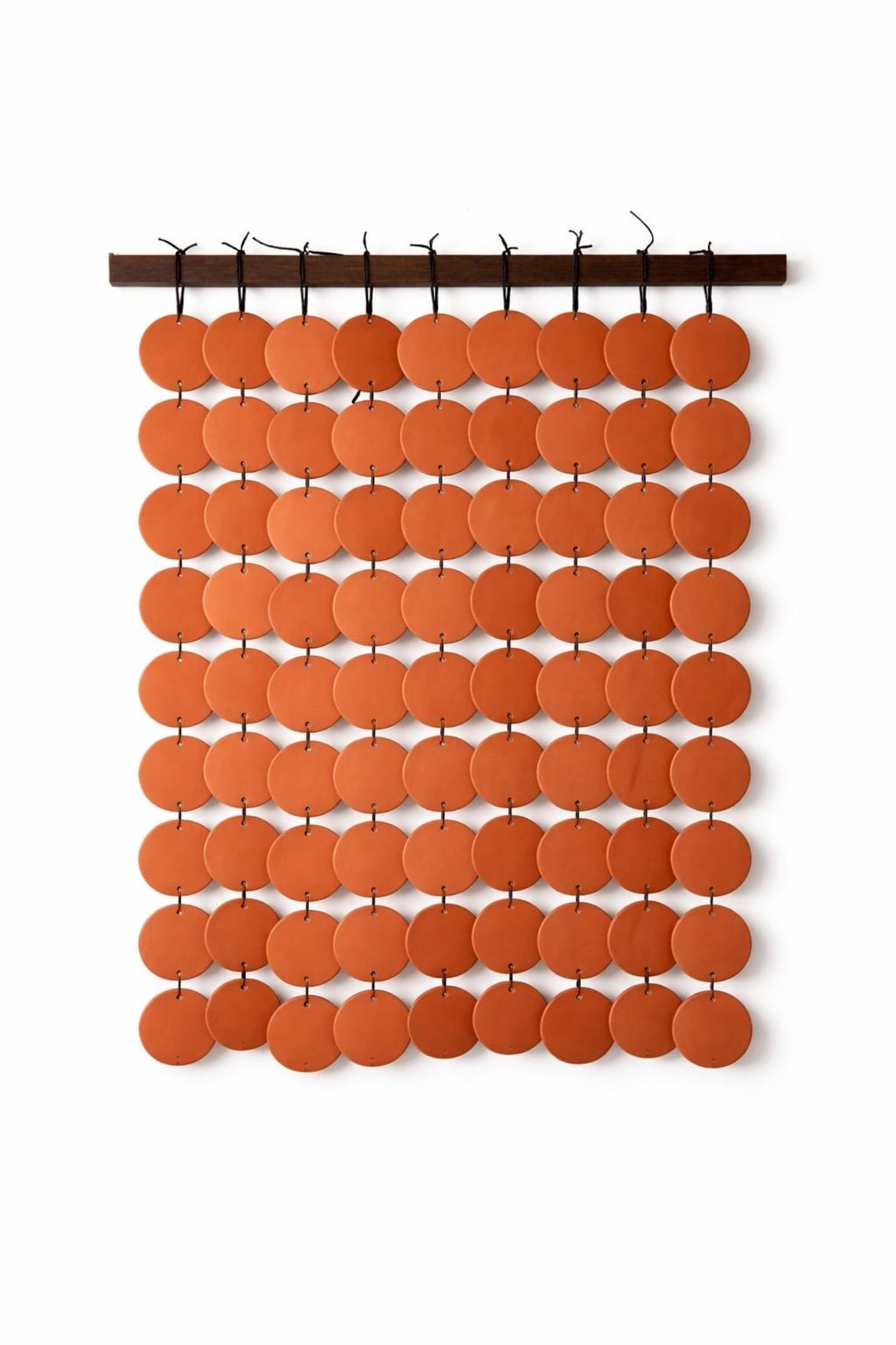 Handcrafted Terracotta Clay Disc Wall Art, Minimal Ceramic Wall Decor ...