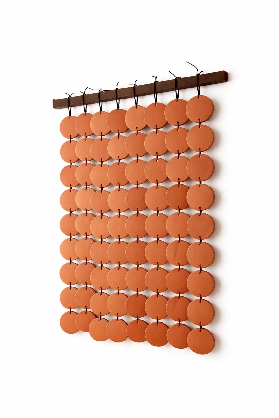Handcrafted Terracotta Clay Disc Wall Art, Minimal Ceramic Wall Decor ...