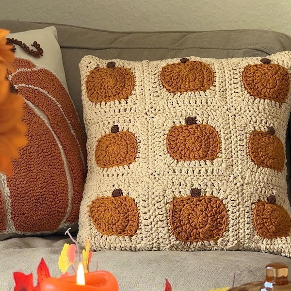 Pumpkin Pillow - Etsy