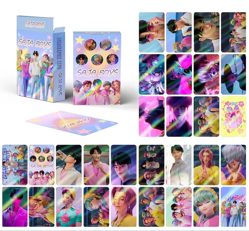30pcs K-pop Demon Hunters YOUR IDOL Saja Boys Photocards | Rumi, Mira ...