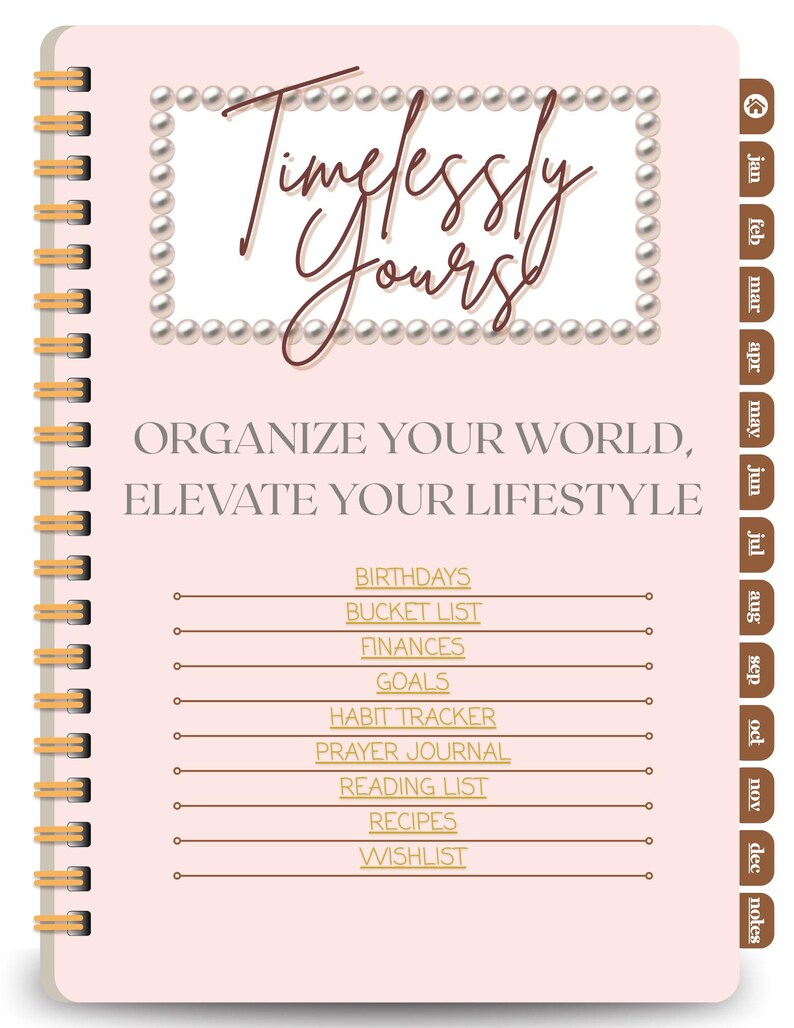 Editable Digital Planner | Canva Template | Daily, Weekly & Monthly ...