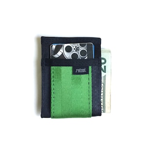 Front Pocket Wallet Credit Card Holder with Center Slot for | Etsy