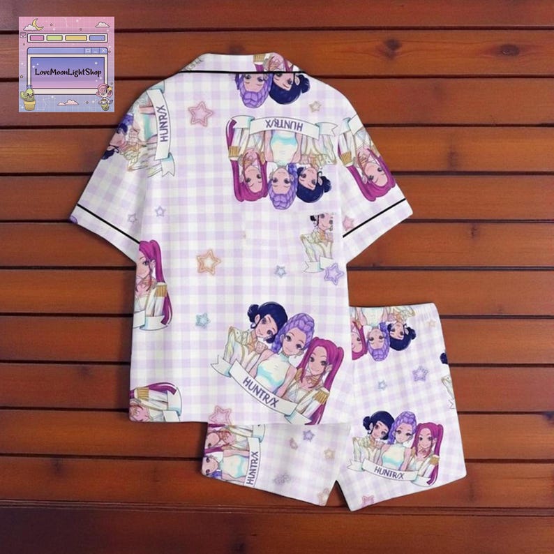 Demon Hunter Pajamas, Huntrix Girl Group Pajamas, Kids Pajamas ...