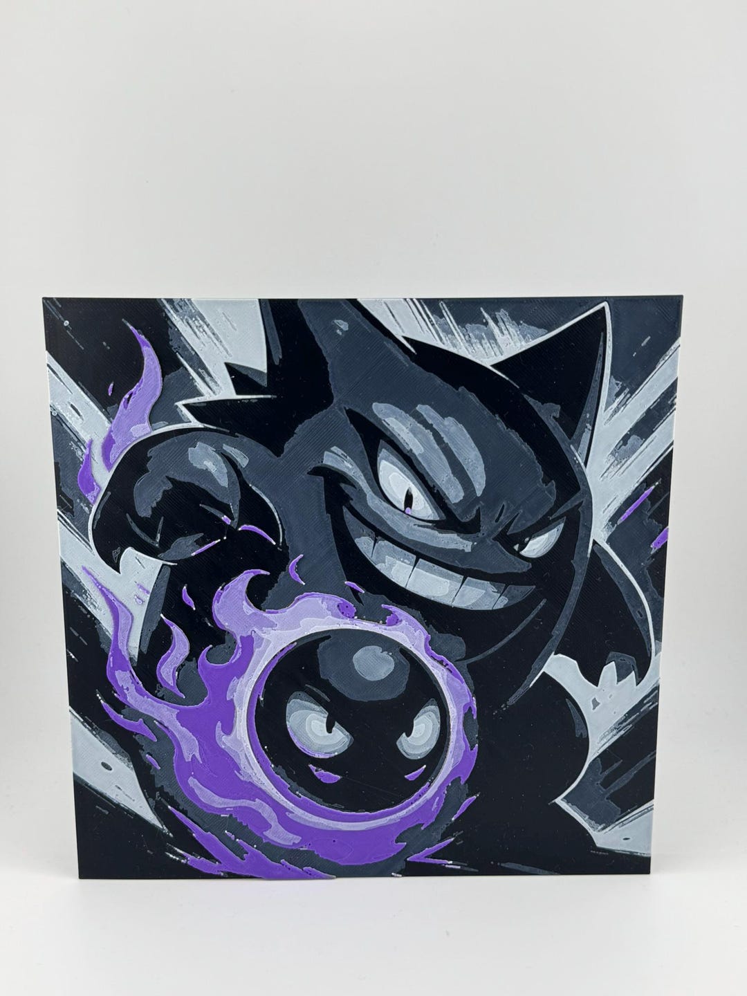 Gastly & Gengar Evolution - 3D Printed Hueforge Wall Art – Pokémon ...