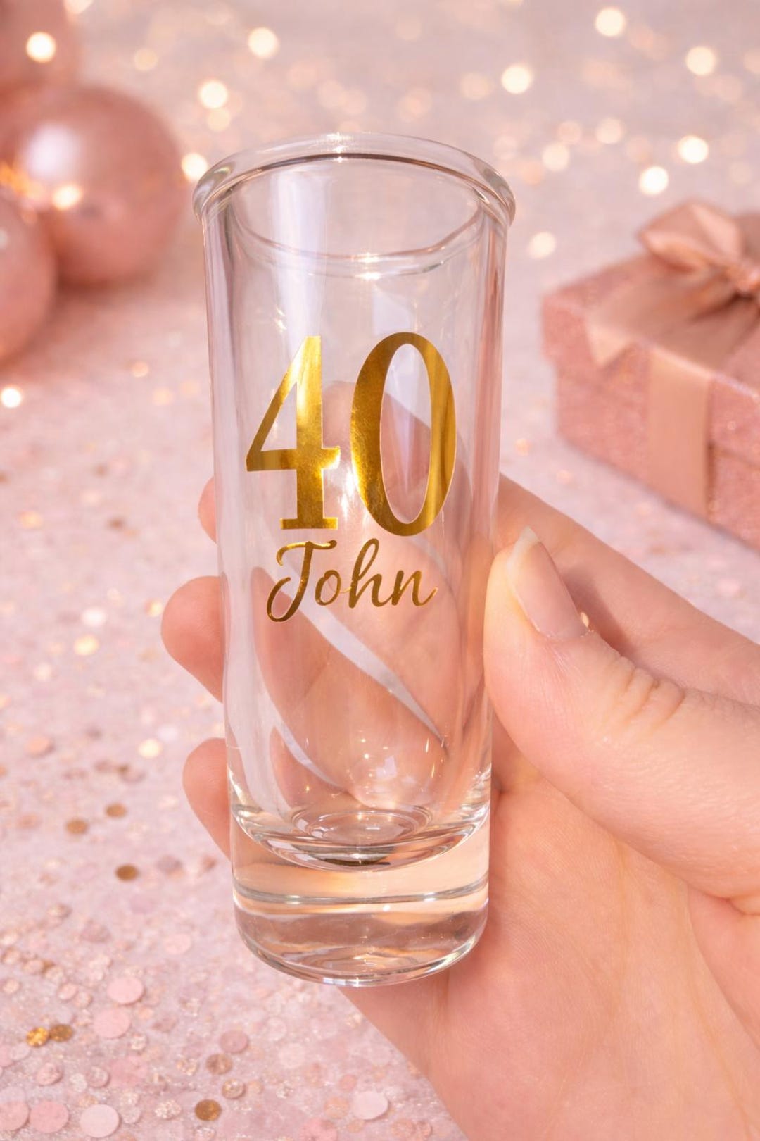 Personalized Milestone Shot Glass – Custom Birthday Party Favor - Etsy