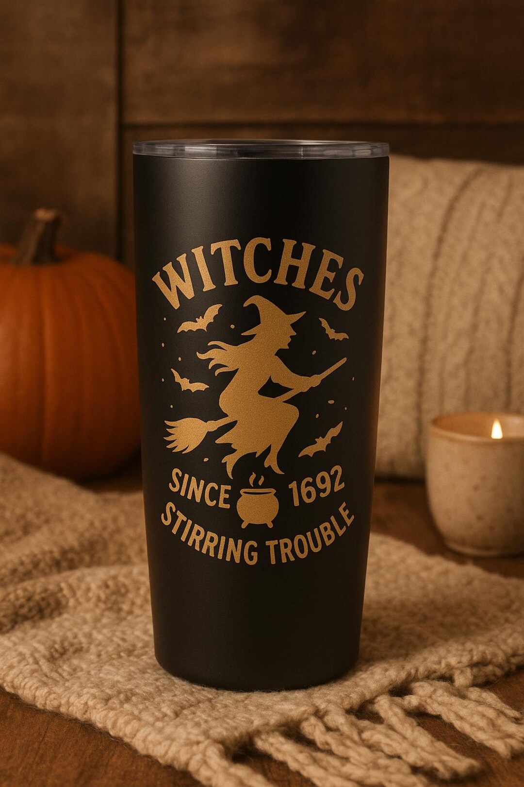 Witches Brew Tumbler - Stirring up Trouble Since 1692 - Etsy