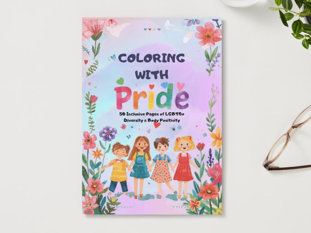 Coloring With Pride – LGBTQ+ Coloring Book Diversity & Body Positivity ...