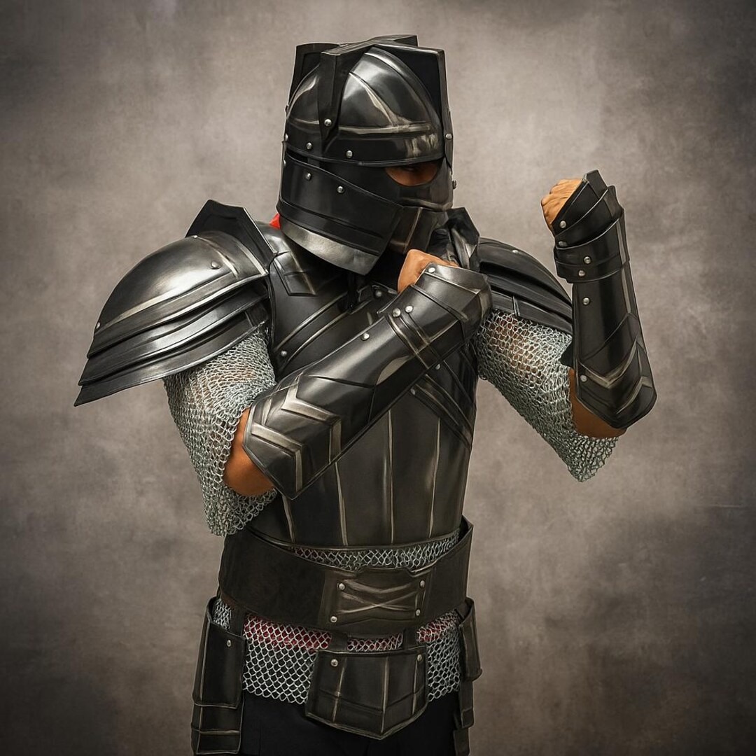 Medieval Dwarf Armor Suit – Moria-inspired Half Armor for LARP, Cosplay ...