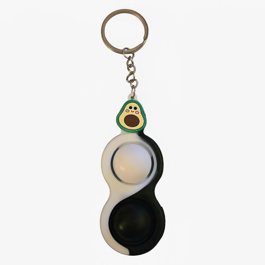 Avocado Pop Fidget Keychains - Etsy