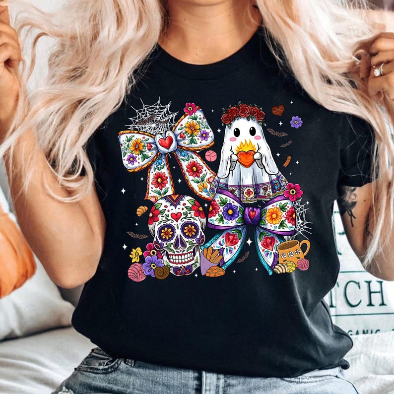 Espooky Vibes PNG, Mexican Halloween Conchas Ghost PNG, Spooky Pan ...