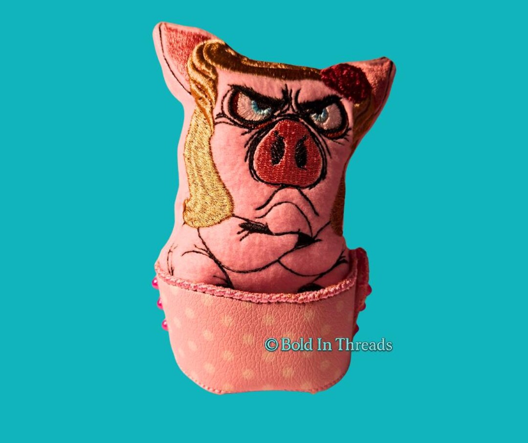 Barbara Mcbaconface - Sassy Pig Adult Plushie Funny Handmade Plush Pig ...
