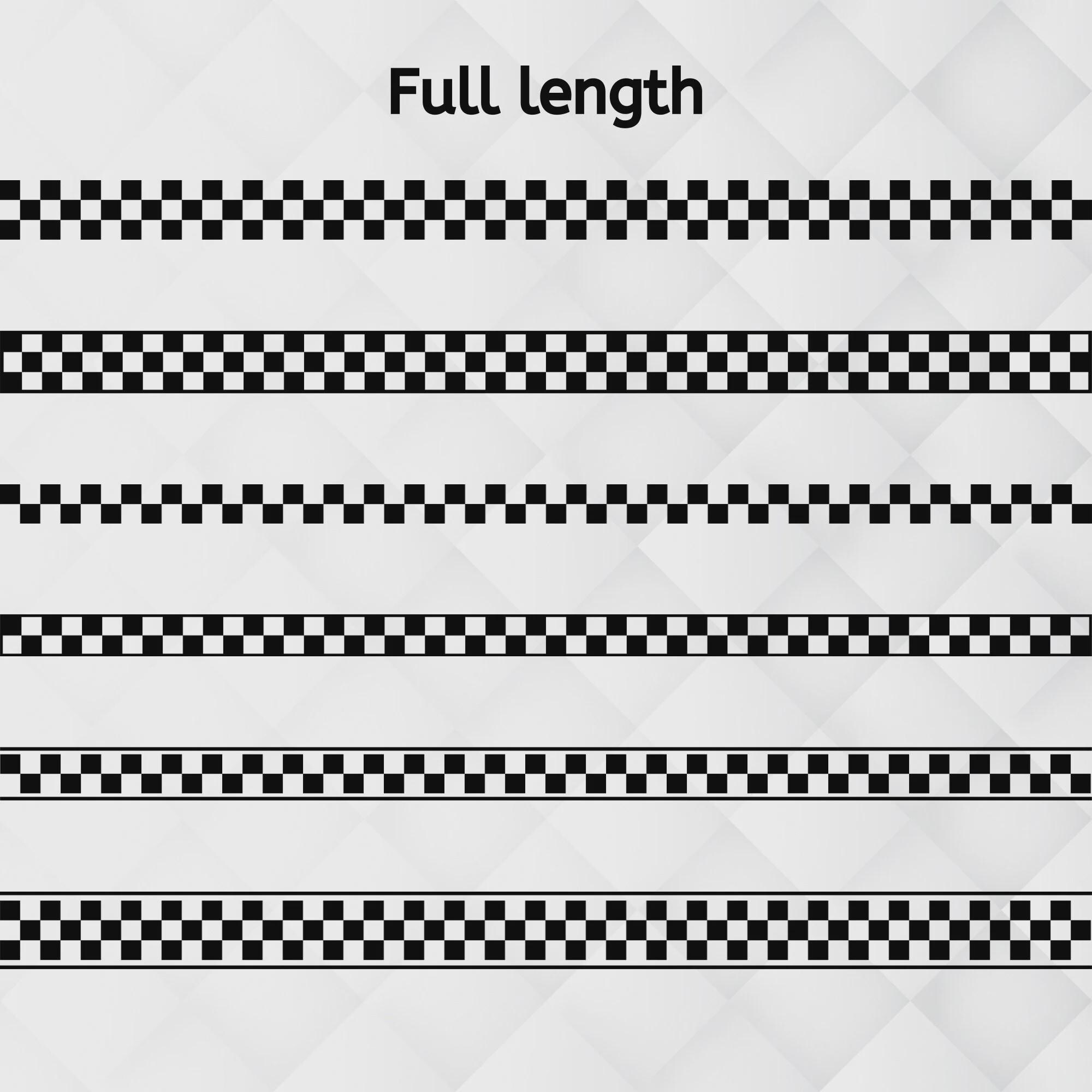 Seamless Racing Stripes Svg, Png, Dxf, Eps Cricut Cut Files, Black and ...