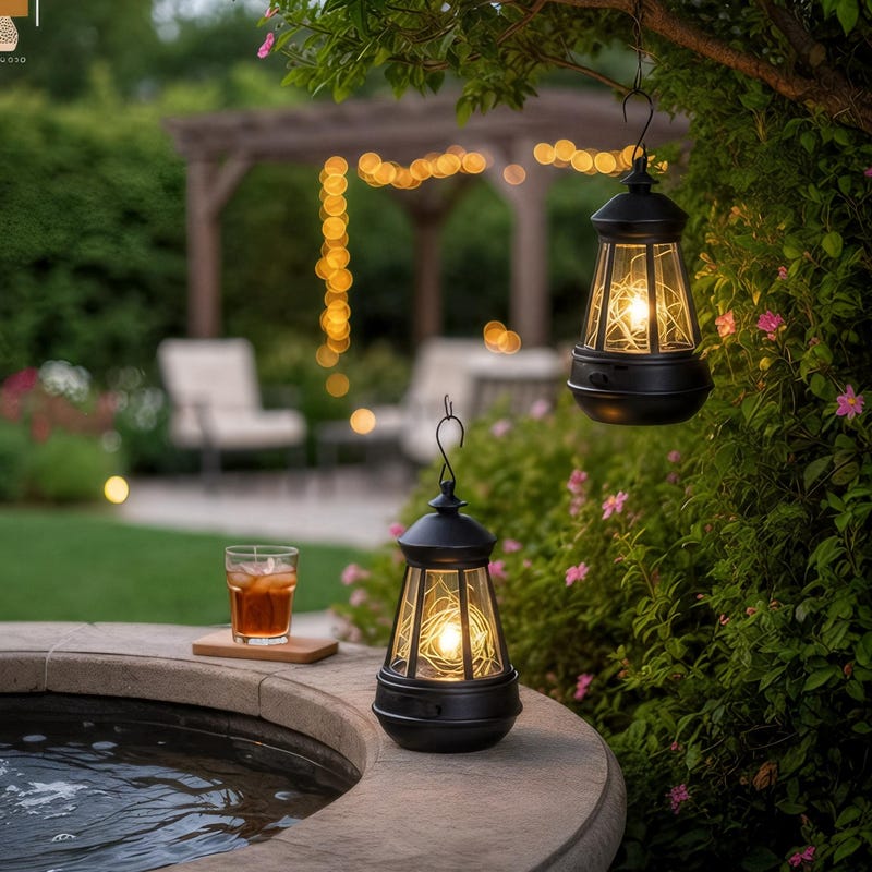 Solar lanterns vintage style - Etsy.de
