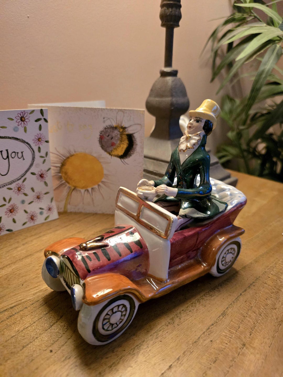 Vintage Ceramic Lady Driver Figurine: Novelty Car Collectible - Etsy