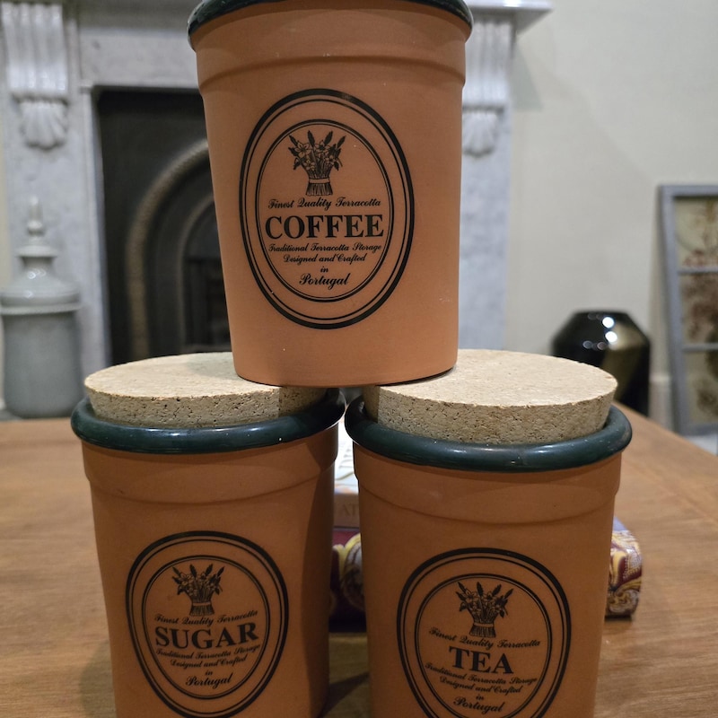 Tea Canister Set - Etsy UK