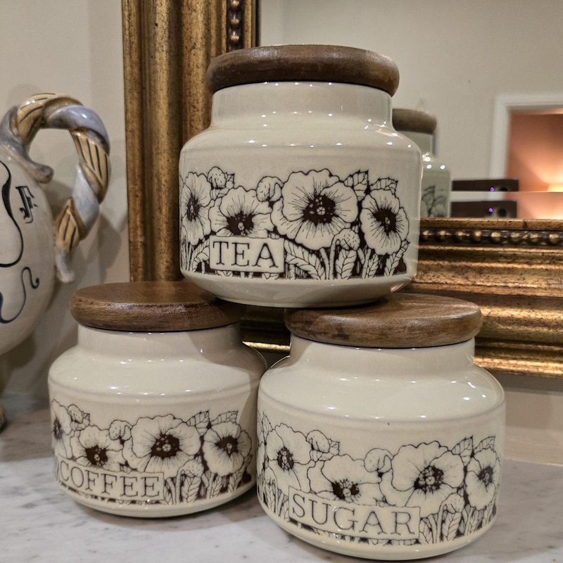 Vintage 1970s Canister - Etsy UK