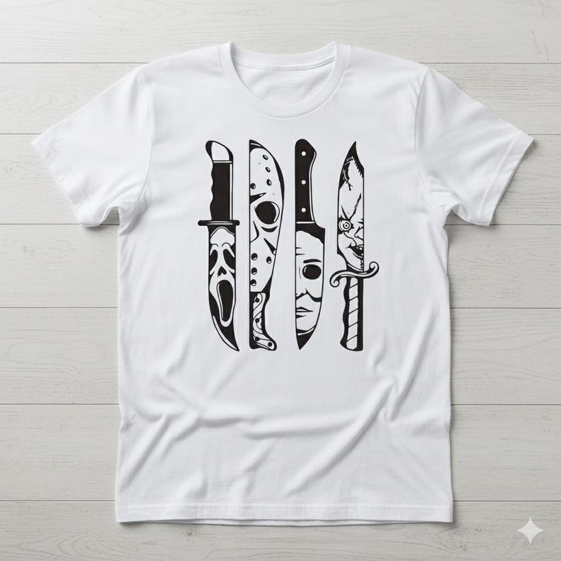 Horror Movie Killers SVG - Slasher Villains PNG for Cricut - Michael ...