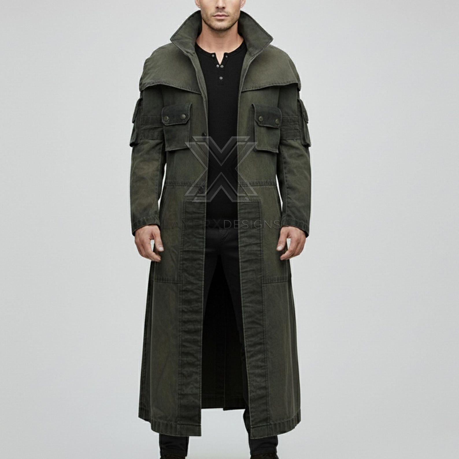 Handmade Elite Riot Gear Ranger Duster Fallout New Vegas NCR Ranger ...