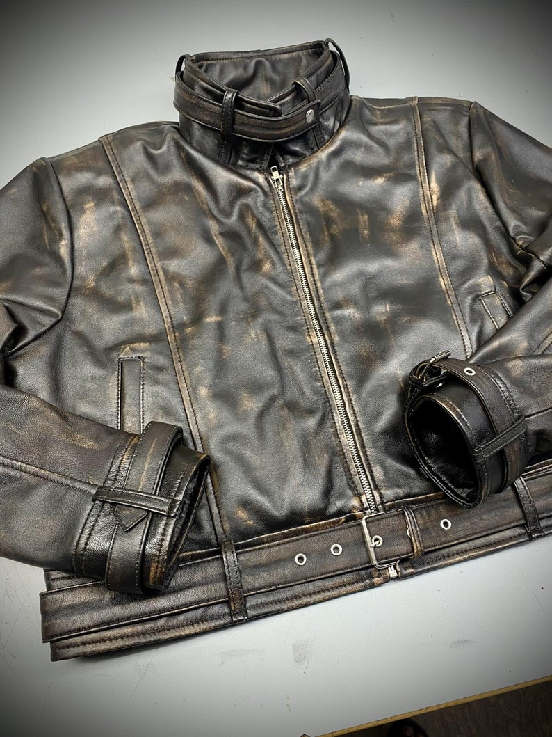 Red Hood Leather Jacket, Jason Todd Cosplay, Red Hood DC Costume, Red ...