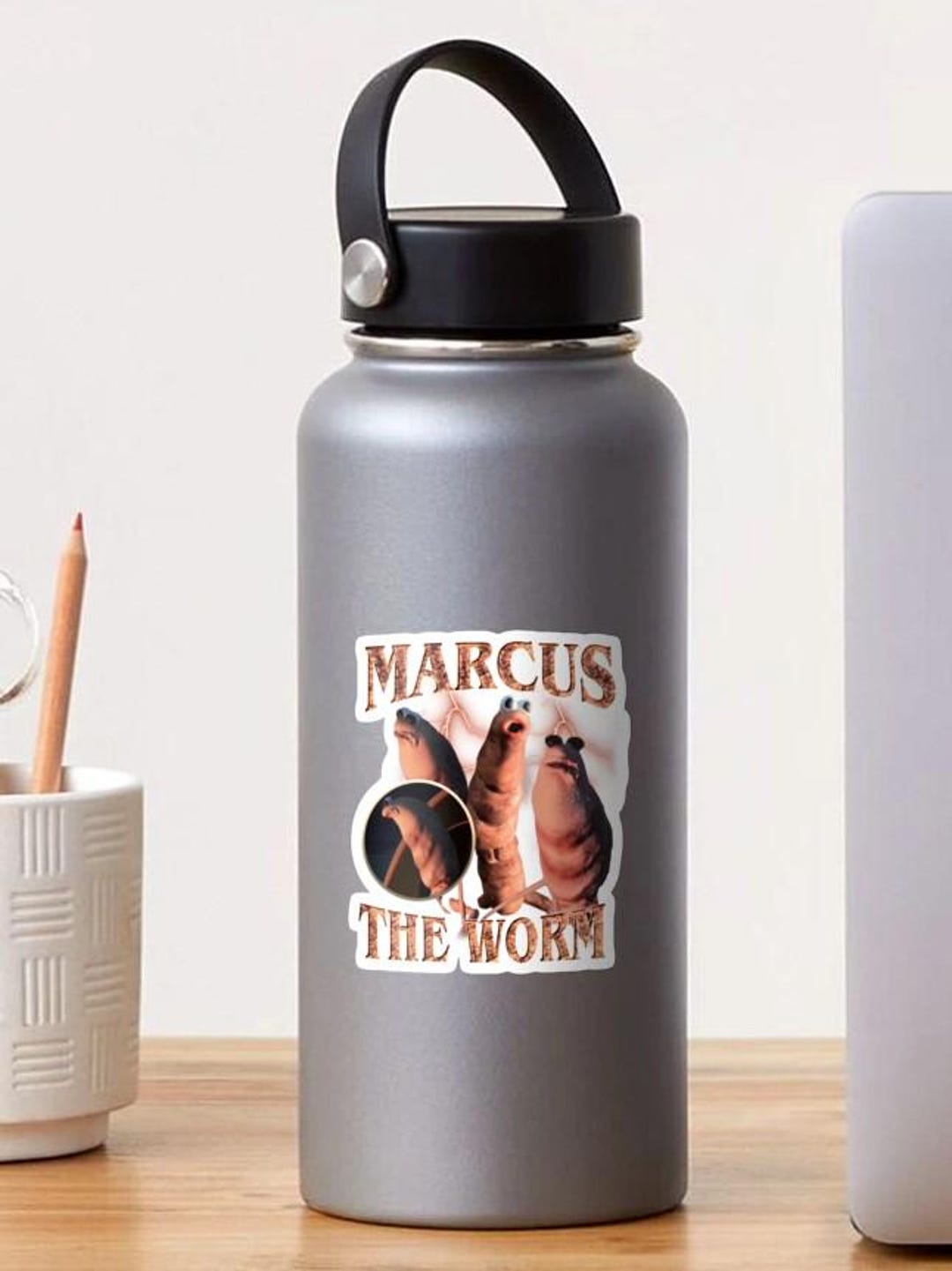 Marcus the Worm Sticker, Funny Vrchat Meme Vinyl Decal - Etsy