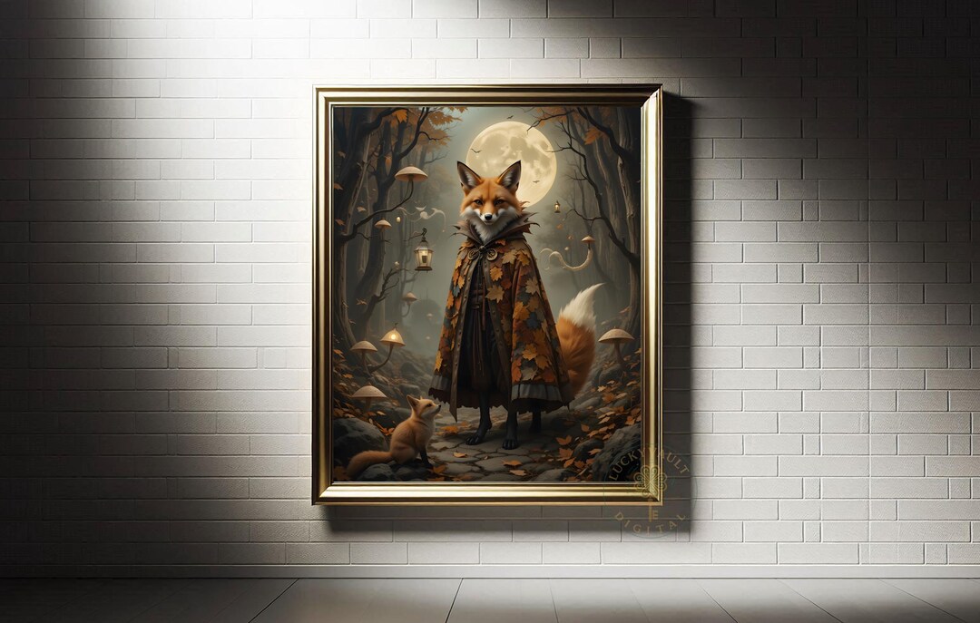 Vintage Halloween the Fox Trickster for Moonlit Masquerade in the ...