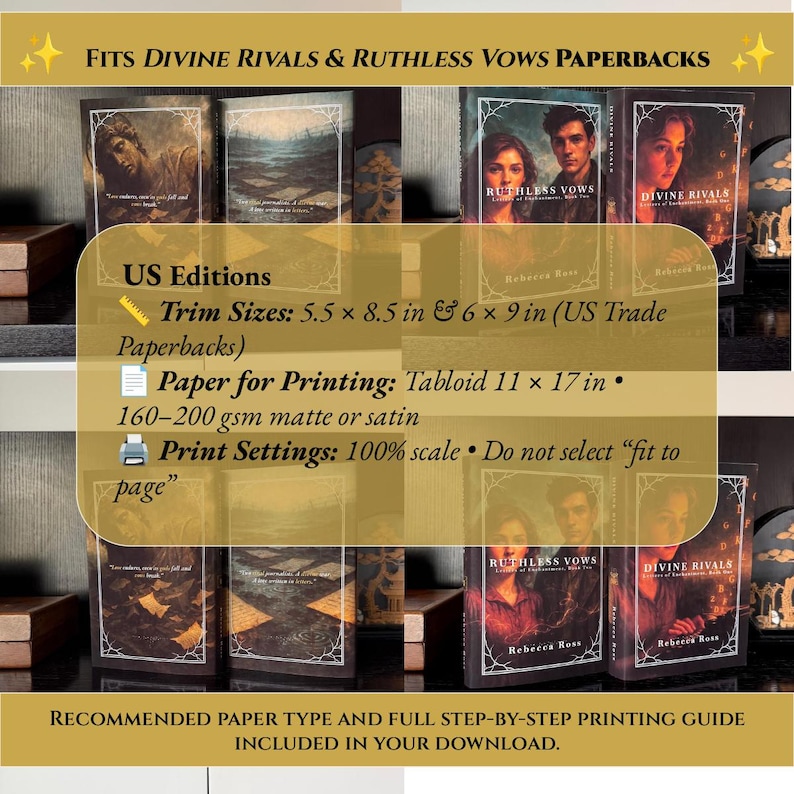 Divine Rivals & Ruthless Vows Dust Jacket Set: US Paperback Covers (PDF ...