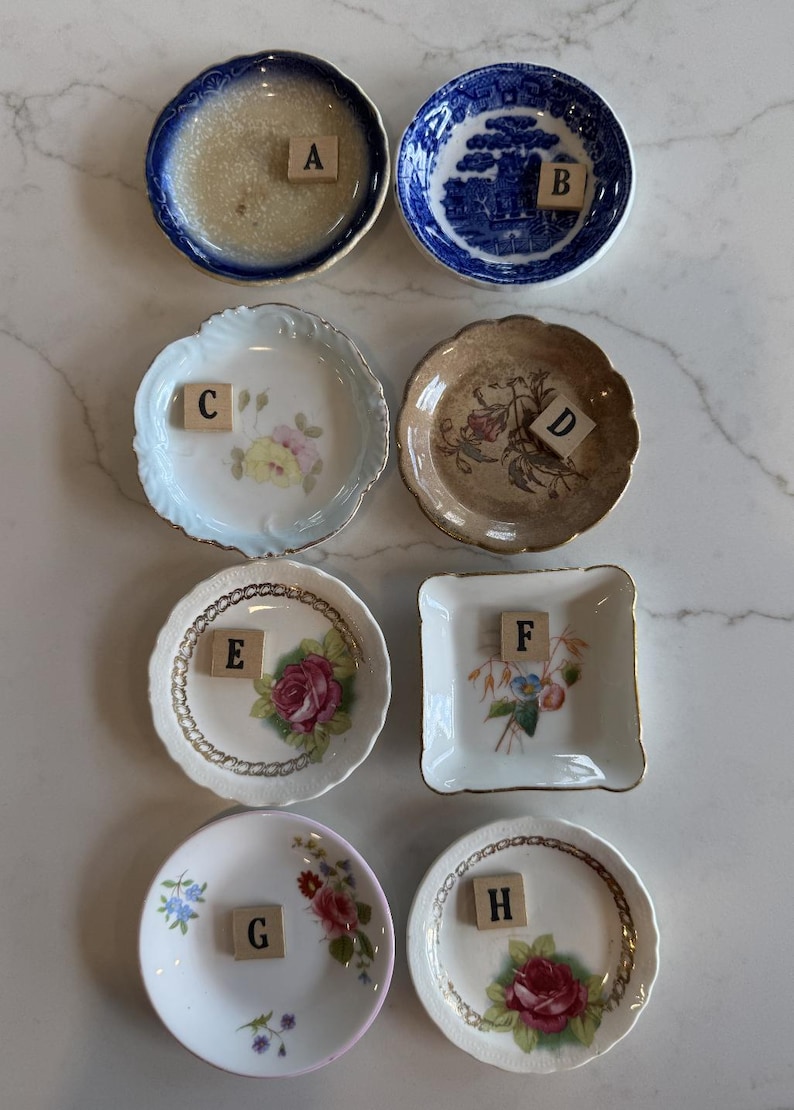 Vintage Butter Pats - Miniature Porcelain Collector Plates – 3.25 ...
