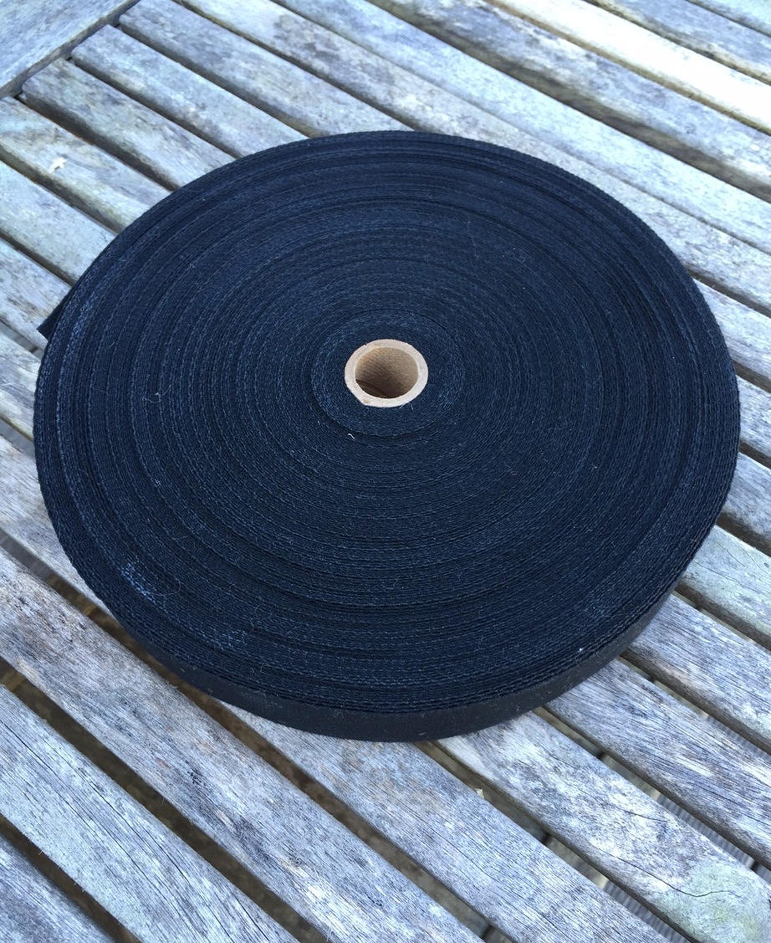 Black Cotton Twill Rug Binding Tape for Rug Finishing - Sold by the ...